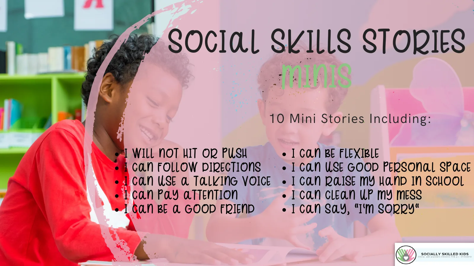 Social Skills Mini Stories | Set 1 by Teach Simple