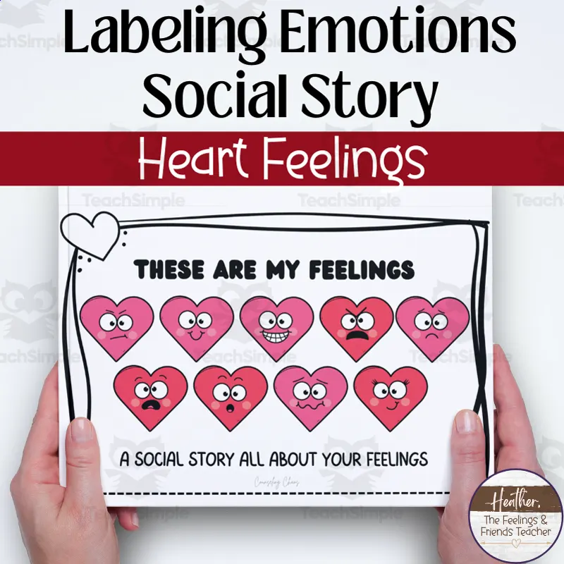 Social Stories For Labeling Emotions-- Valentines Day Social Story by ...