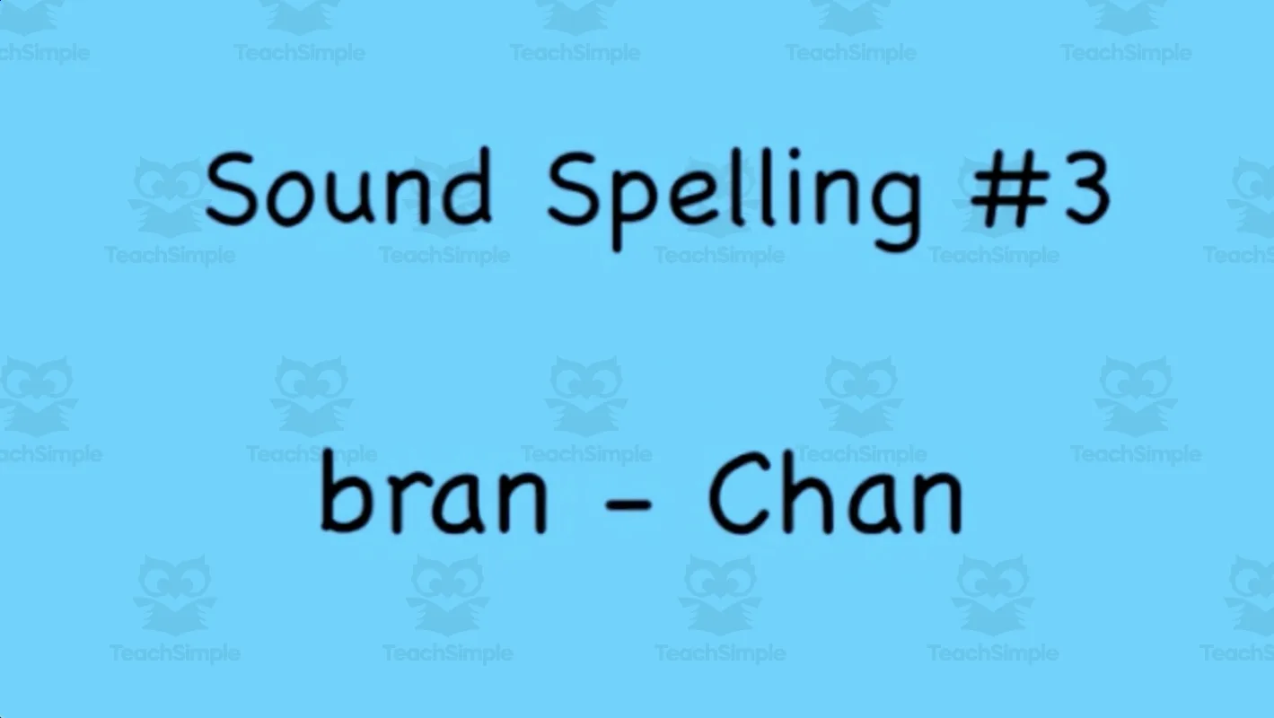 Sound Spelling Song #3 by Teach Simple
