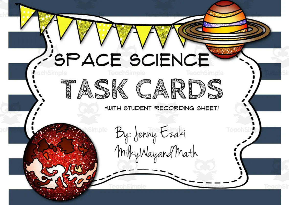 Space Science Task Cards by Teach Simple
