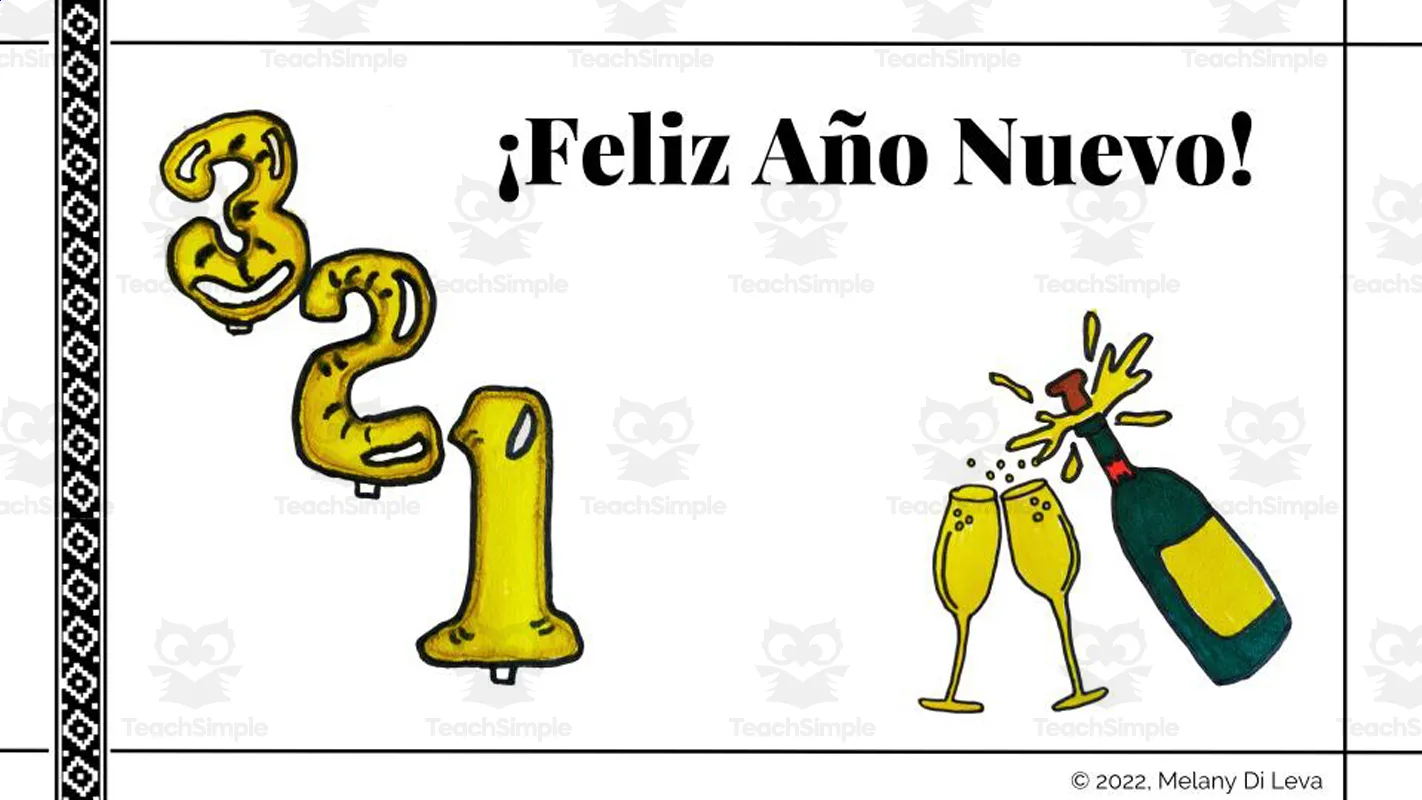 Spanish: New Years Eve Traditions Lesson by Teach Simple