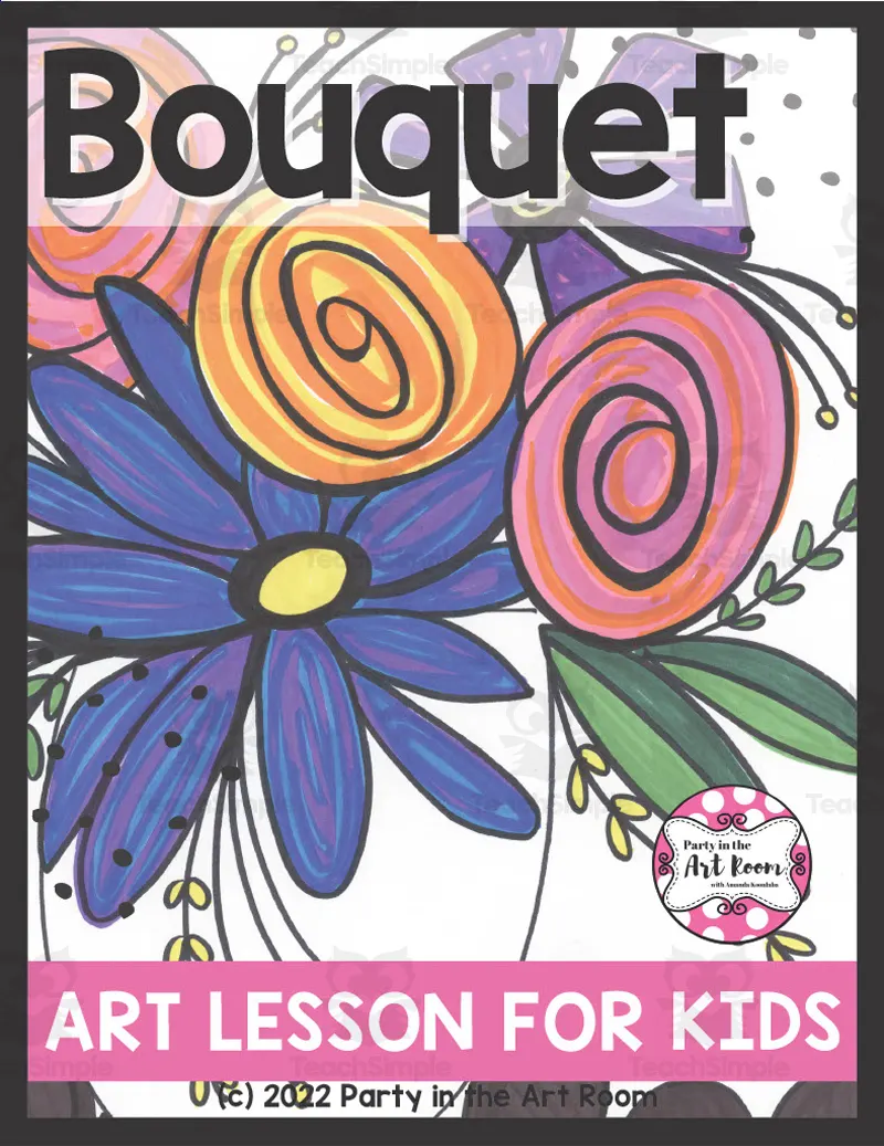 Spring Bouquet: Art Lesson for Kids by Teach Simple