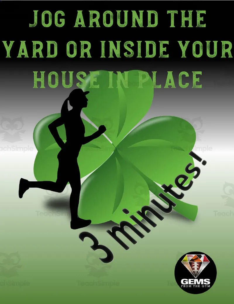 St. Patrick's Day Exercise Stations by Teach Simple