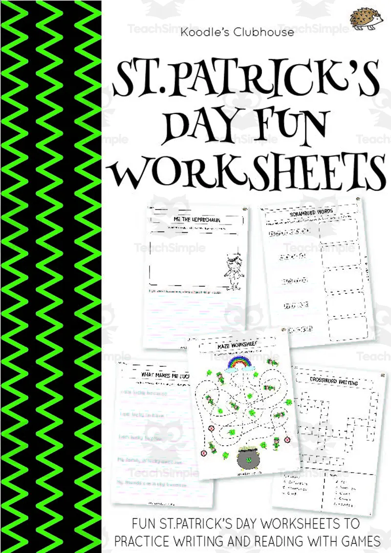 St. Patrick's Day Fun Worksheets by Teach Simple