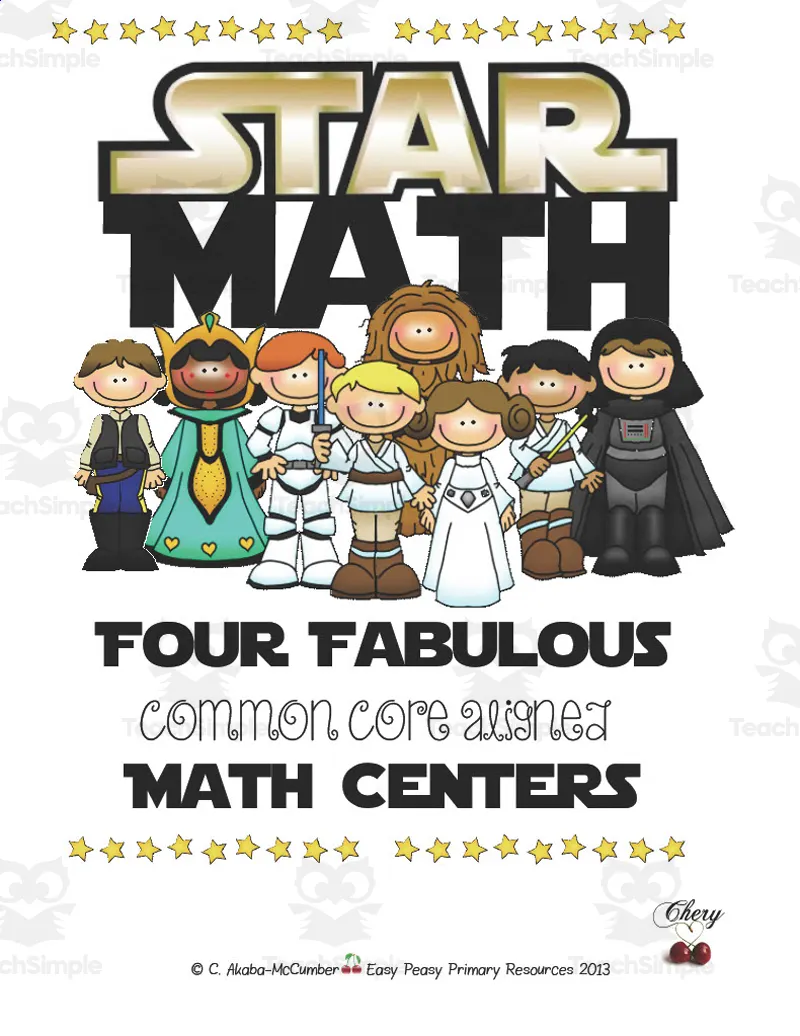 Star Wars Math Centers by Teach Simple