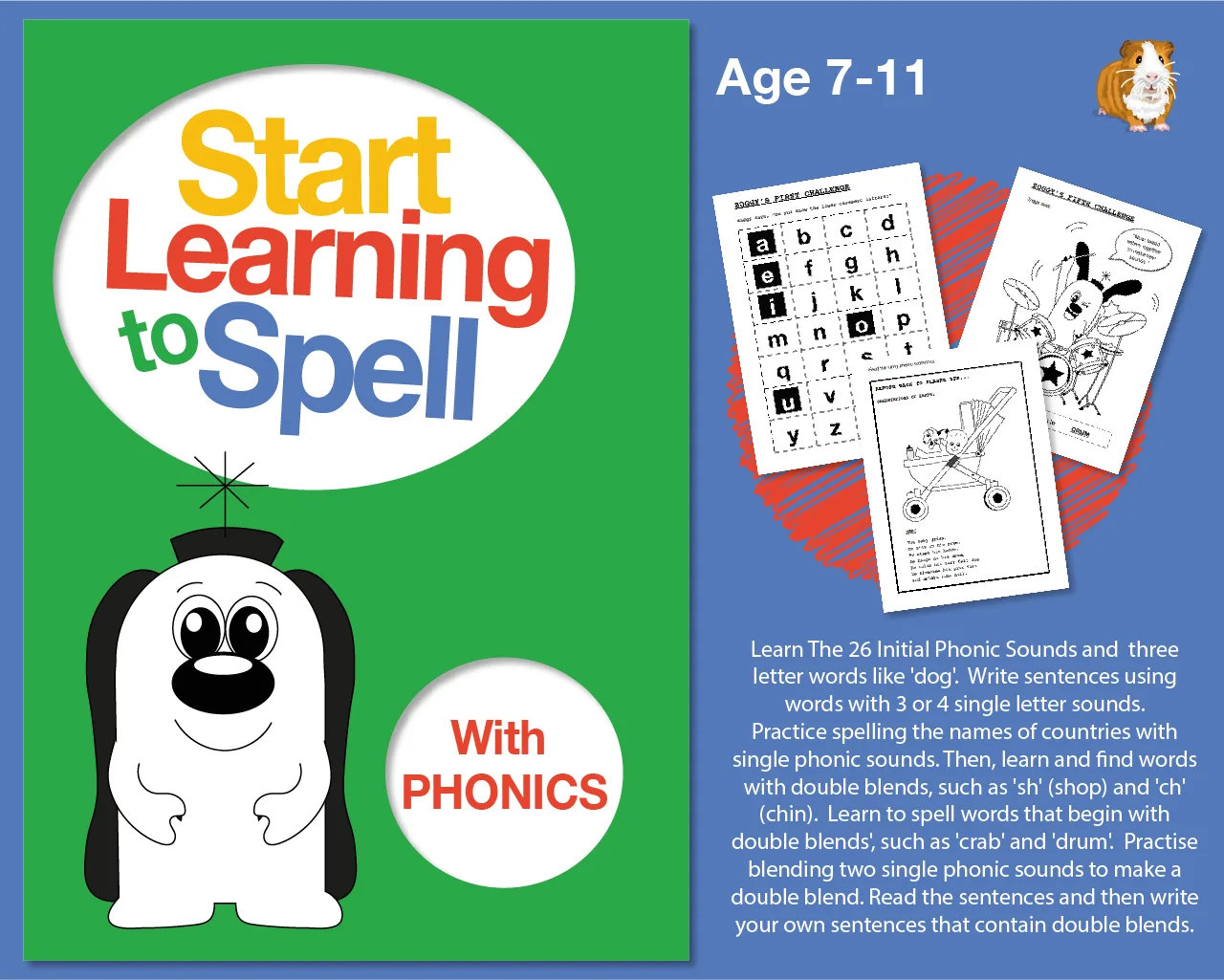 Start Learning To Spell With Phonics (7-11 years) by Teach Simple
