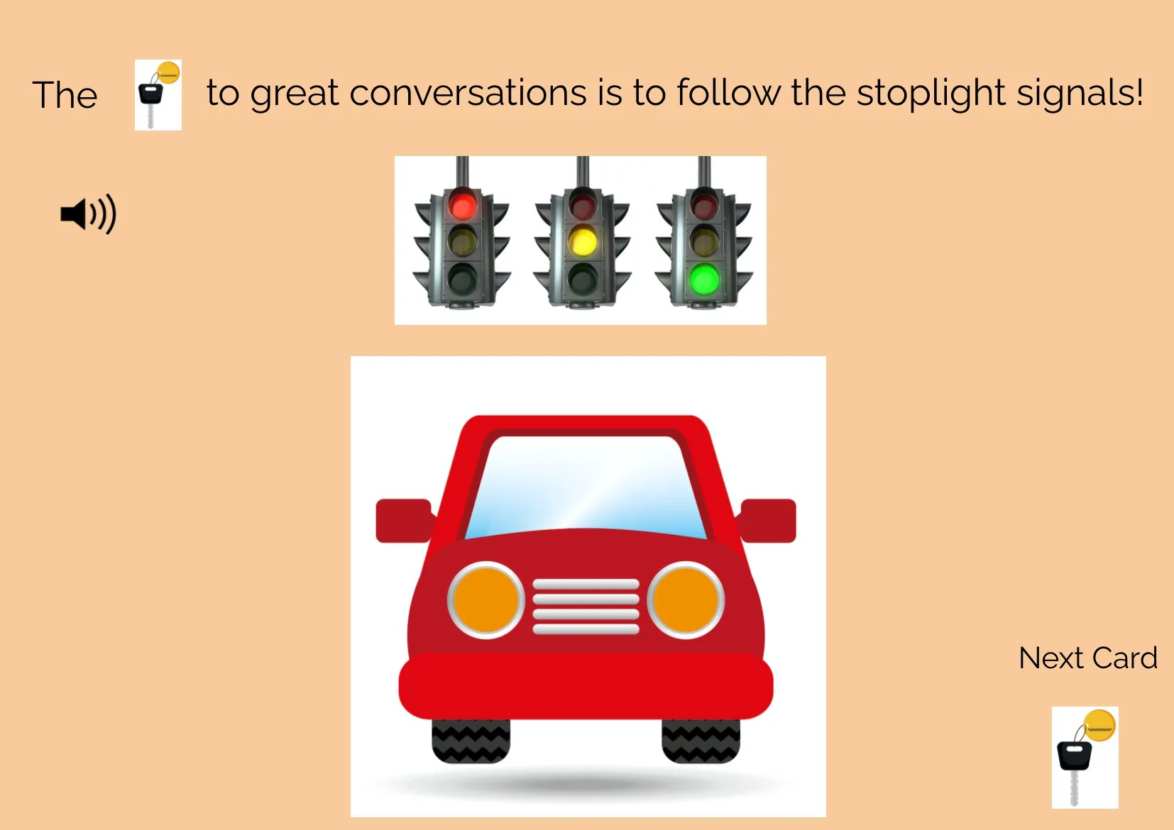 Stoplight Speaking Signals SEL Boom Cards With Audio by Teach Simple