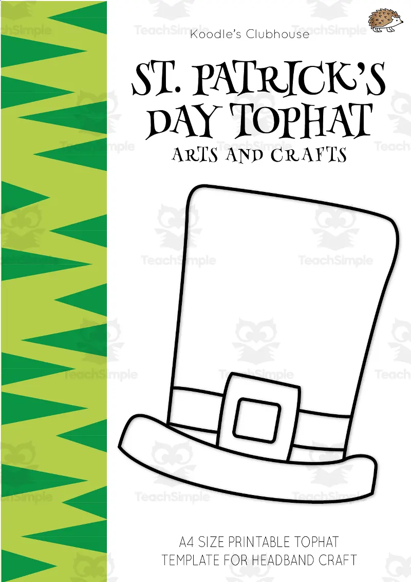 St.Patrick's Day Top Hat Arts and Crafts by Teach Simple