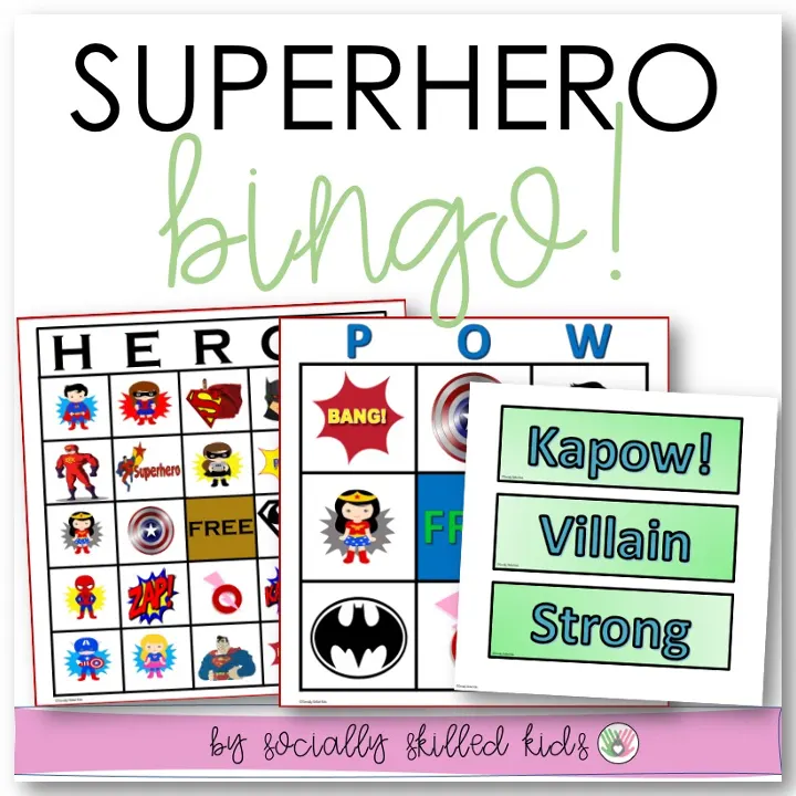 Superhero BINGO! Differentiated For K-5th by Teach Simple