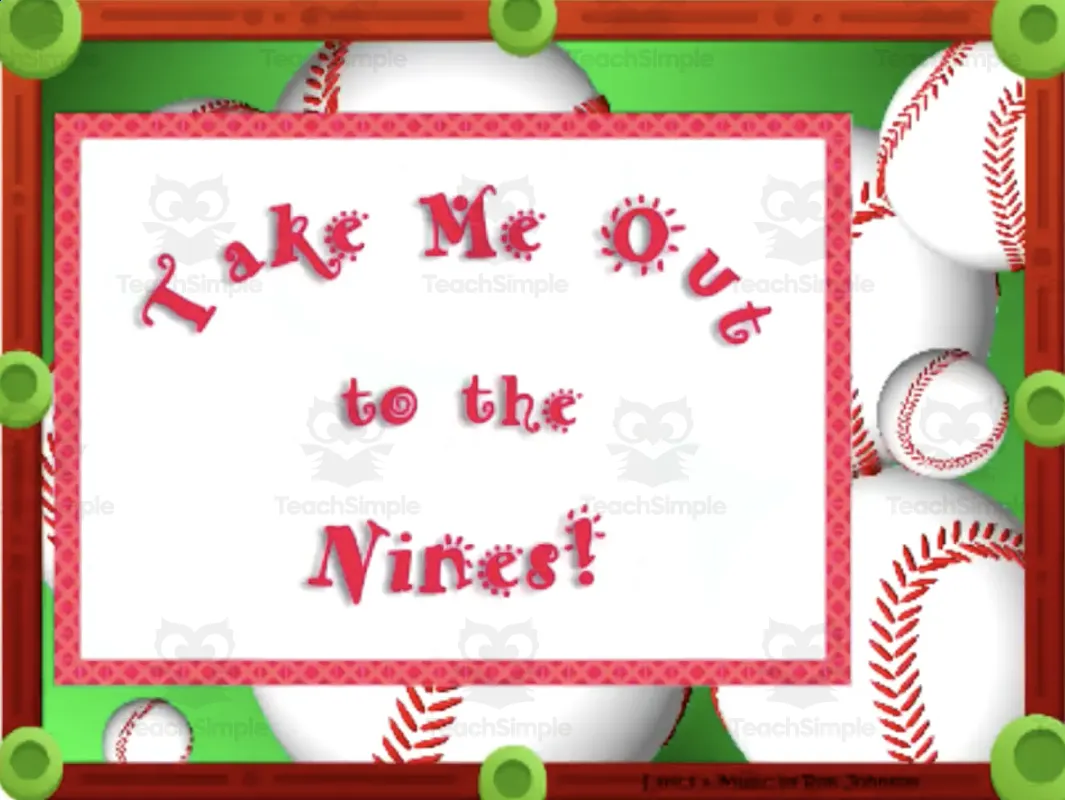 "Take Me Out to the Nines" Math Song by Teach Simple