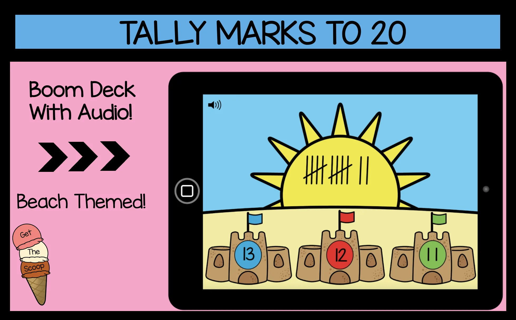 Tally Marks to 20 Boom Cards by Teach Simple
