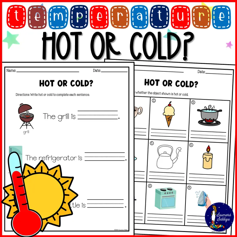 Temperature: Hot or Cold? by Teach Simple