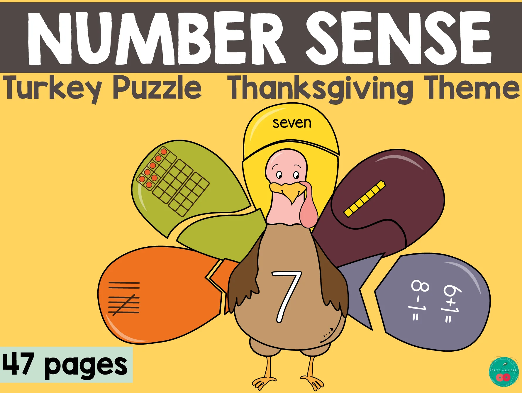 Thanksgiving Counting Number Sense by Teach Simple