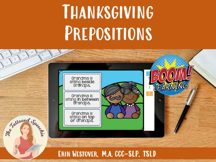 Thanksgiving Prepositions by Teach Simple
