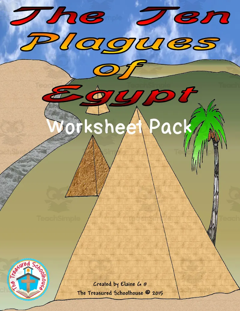 The 10 Plagues of Egypt Worksheet Pack by Teach Simple