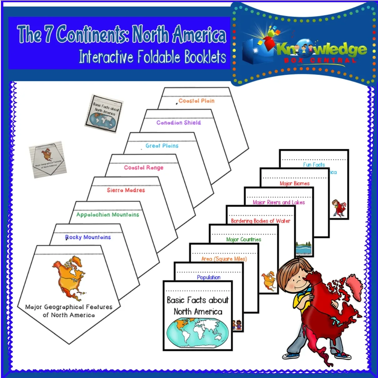 The 7 Continents: Oceania & Australia Interactive Foldable Booklets ...