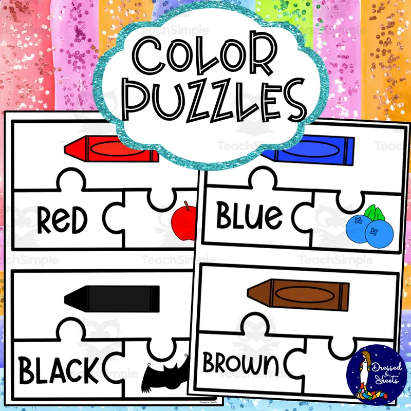 The Colors Puzzles by Teach Simple