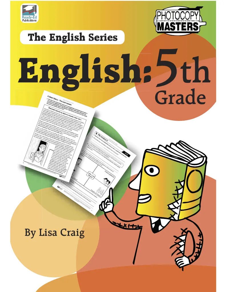 The English Series: 5th Grade English Workbook by Teach Simple