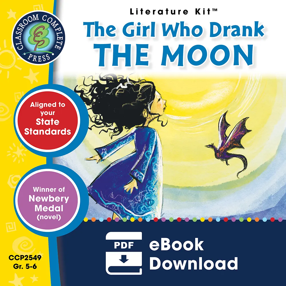 The Girl Who Drank the Moon - Literature Kit Gr. 5-6 by Teach Simple
