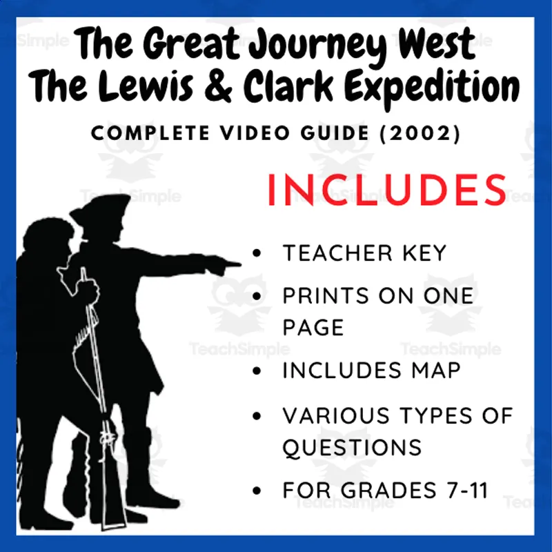 The Great Journey West: Lewis and Clark Expedition (2002): Video Guide ...