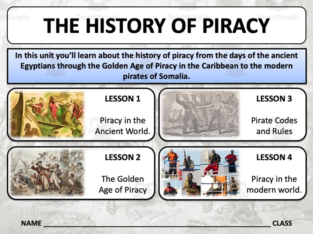 The History of Pirates by Teach Simple