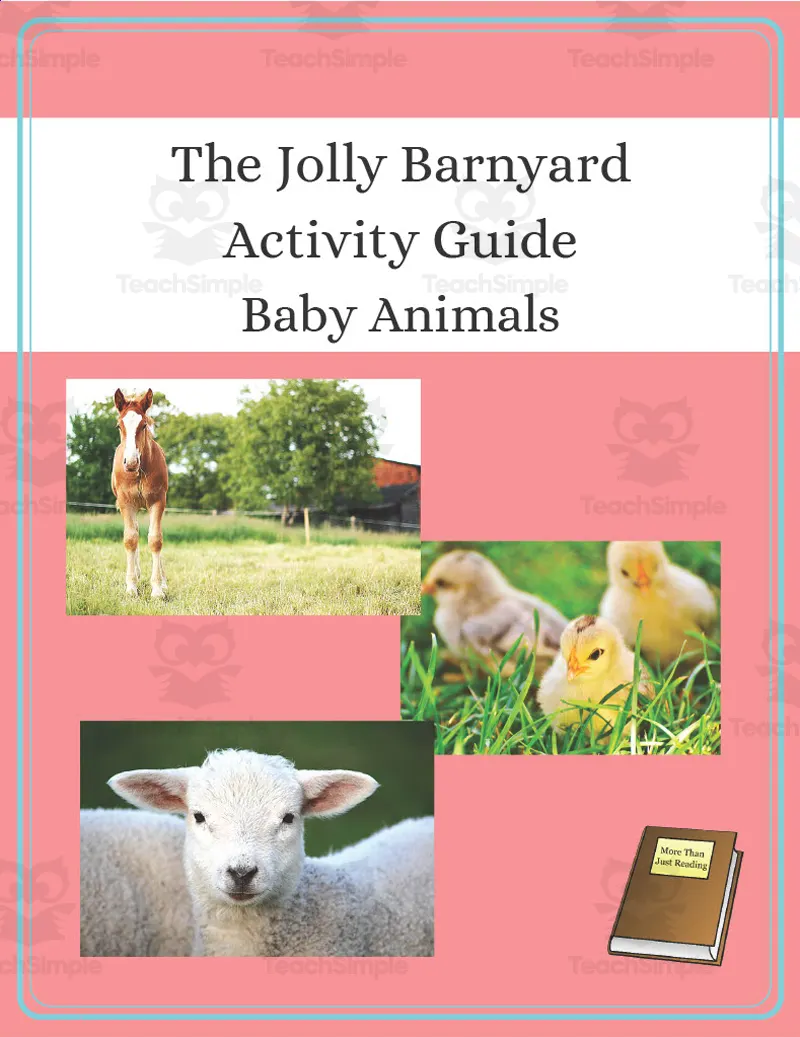 The Jolly Barnyard Activity Guide: Baby Farm Animals by Teach Simple