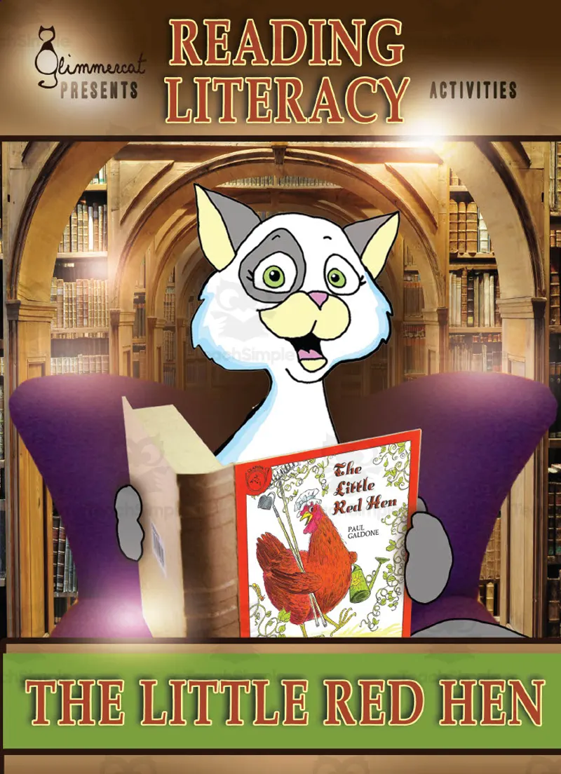 The Little Red Hen Reading Literacy Packet by Teach Simple