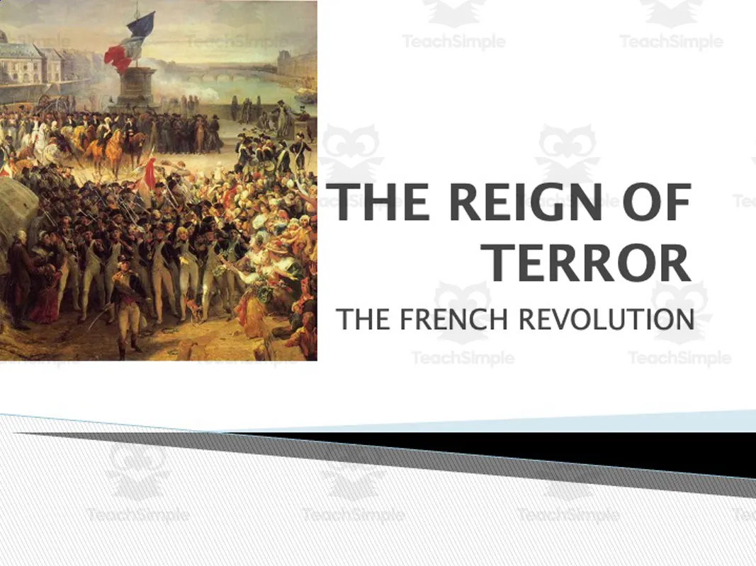 The Reign of Terror Presentation & Notes by Teach Simple
