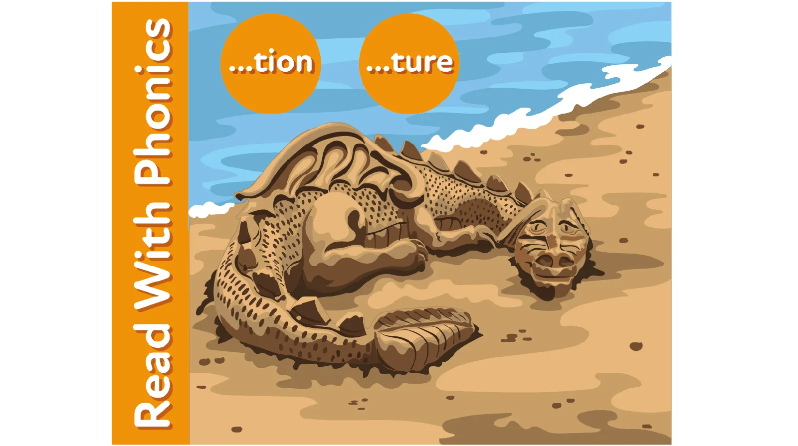 The Sand Castle: Learn Endings ...tion & ...ture by Teach Simple