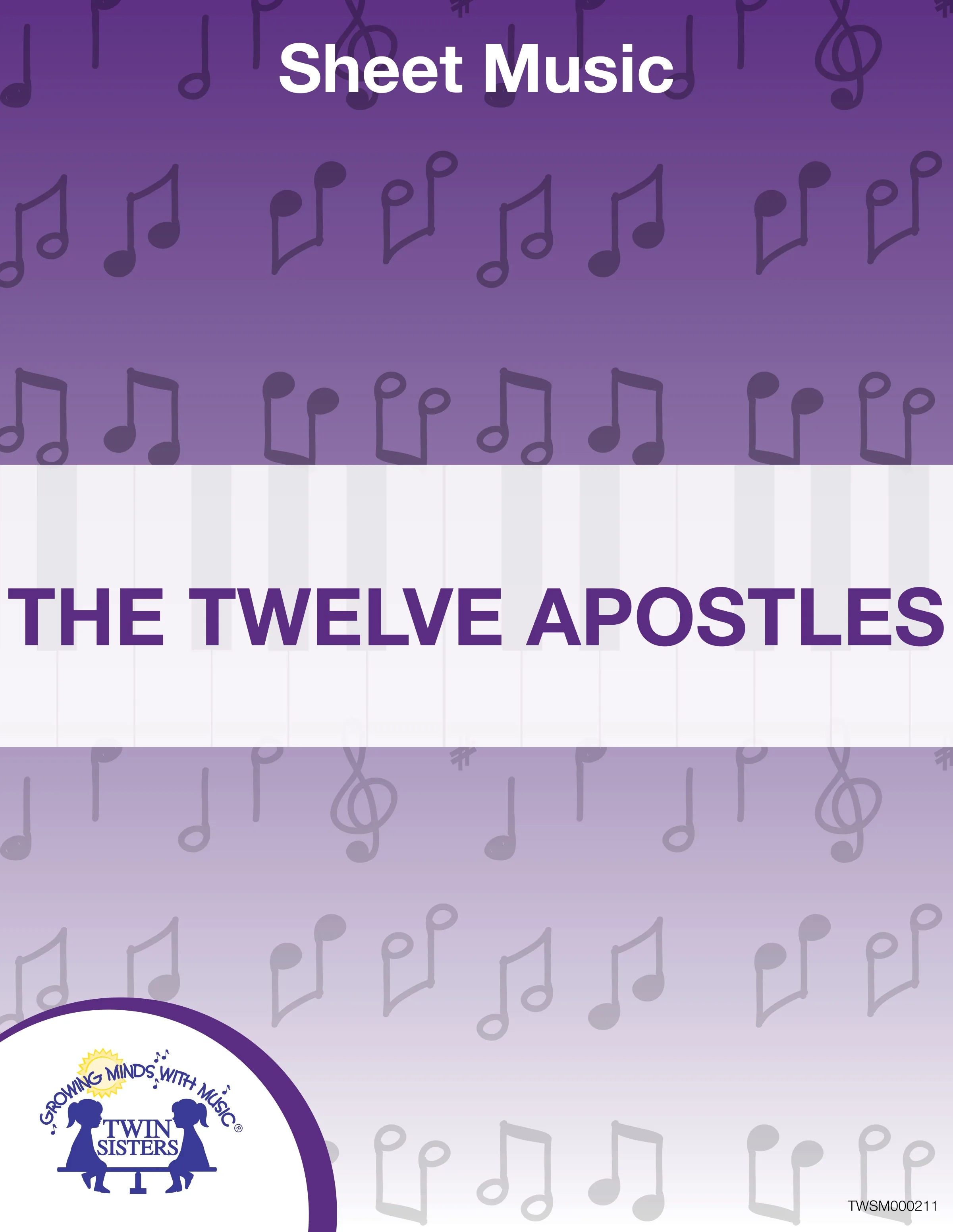 The Twelve Apostles Sheet Music by Teach Simple