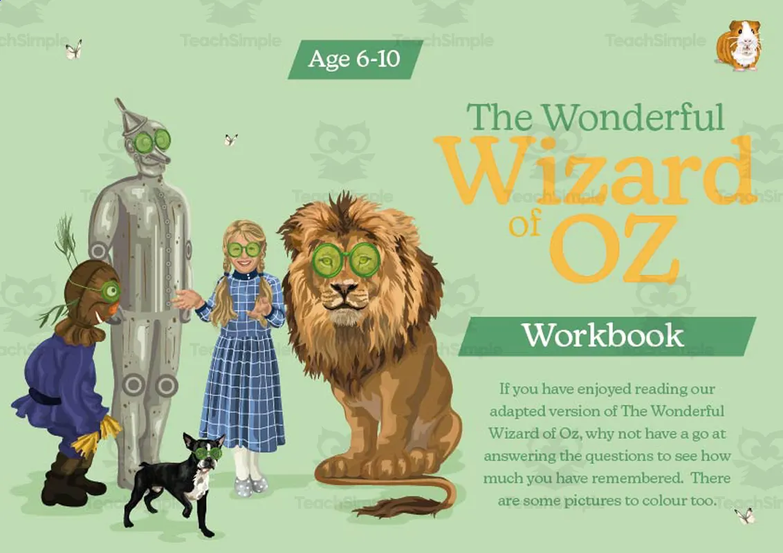 The Wonderful Wizard of Oz Workbook (6-10 years) by Teach Simple