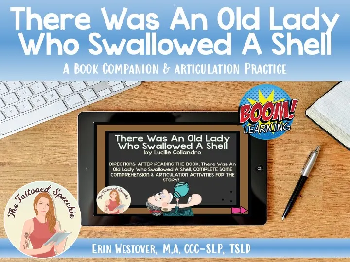 There Was An Old Lady Who Swallowed A Shell Book Companion & Artic ...