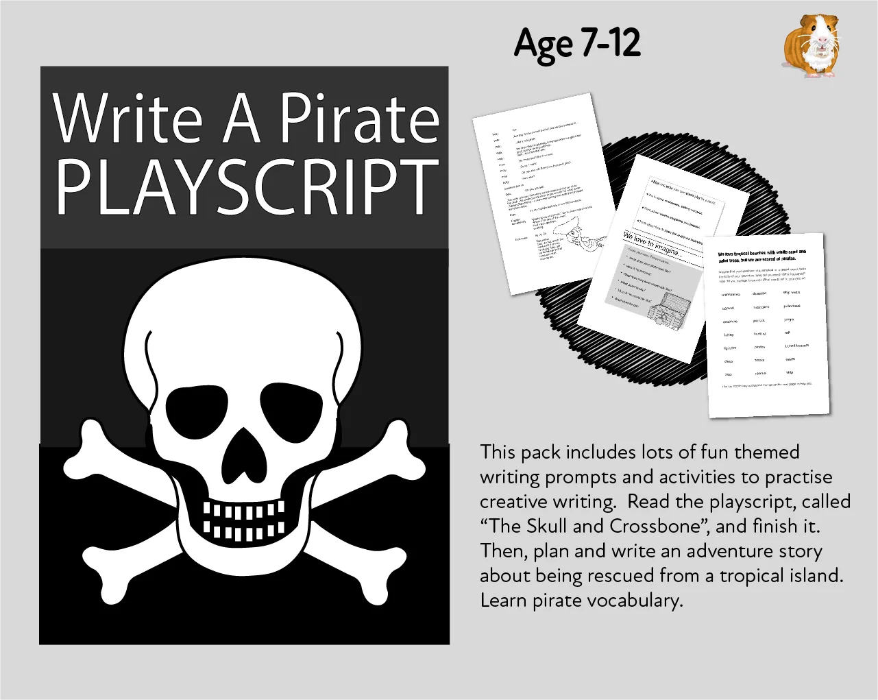 Write A Pirate Themed Play Script: 'The Skull And Cross Bone' (7-11 ...
