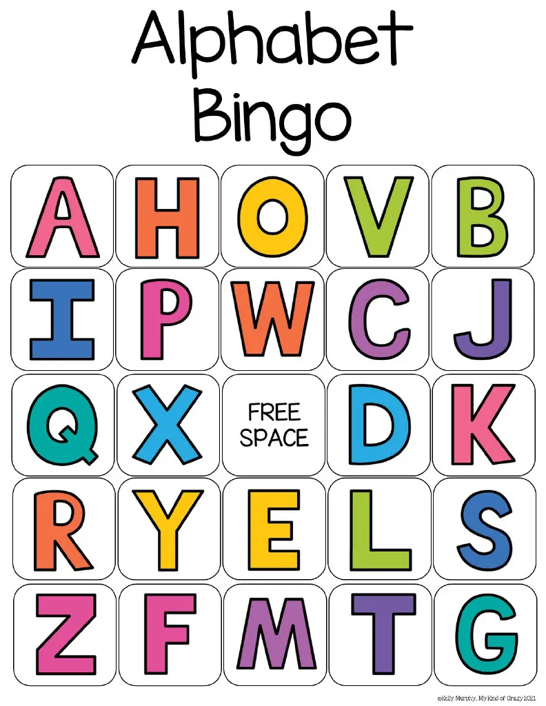 Uppercase Alphabet Bingo by Teach Simple