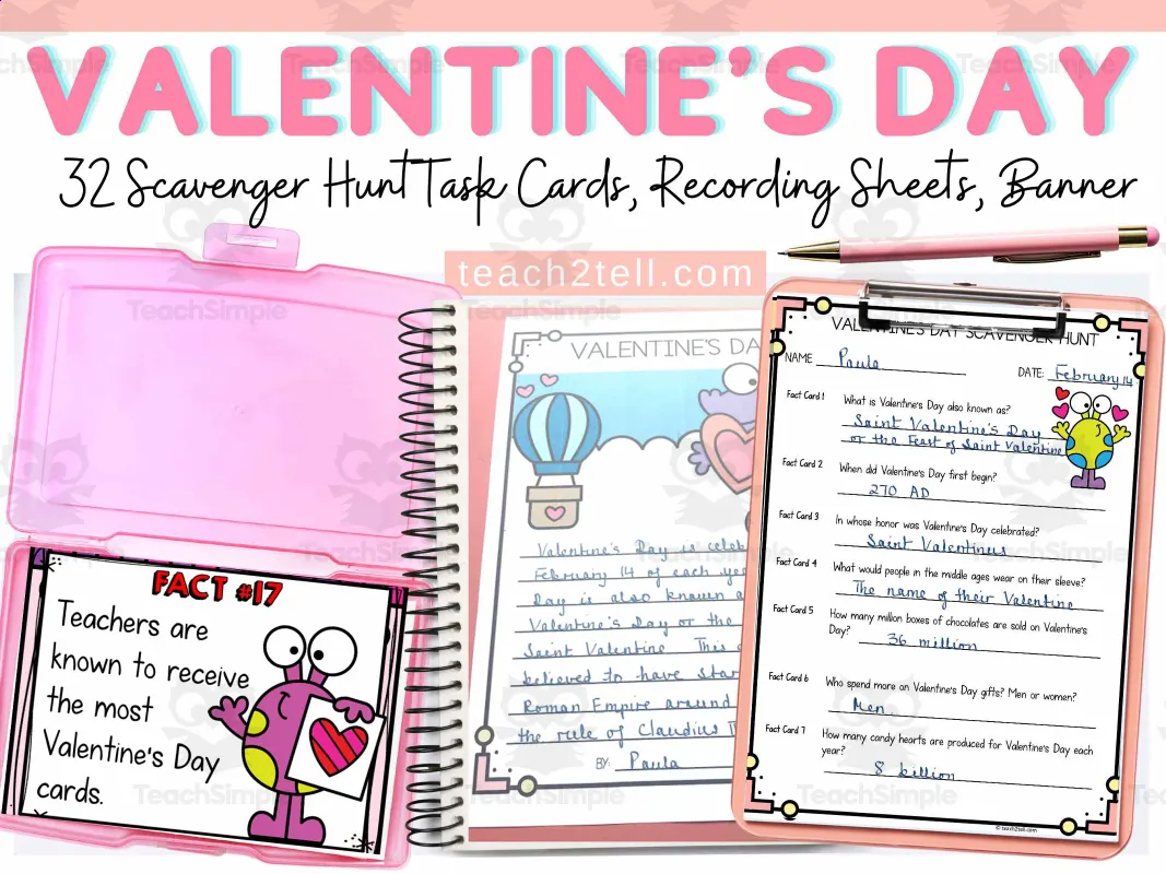 Valentines Day Printables | Valentines Day Reading Comprehension ...