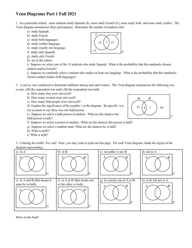 Venn Diagrams - Part 1 by Teach Simple