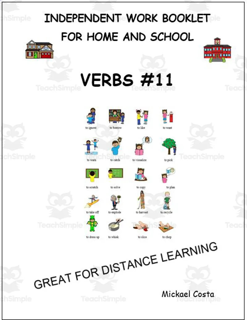 Verbs #11 by Teach Simple