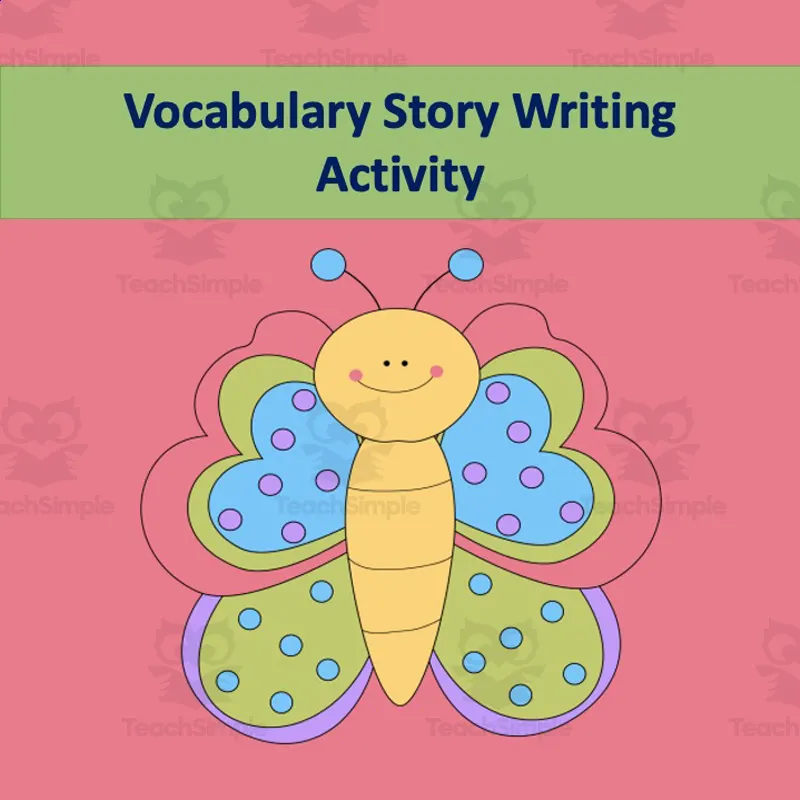 Vocabulary Story Writing Activity by Teach Simple