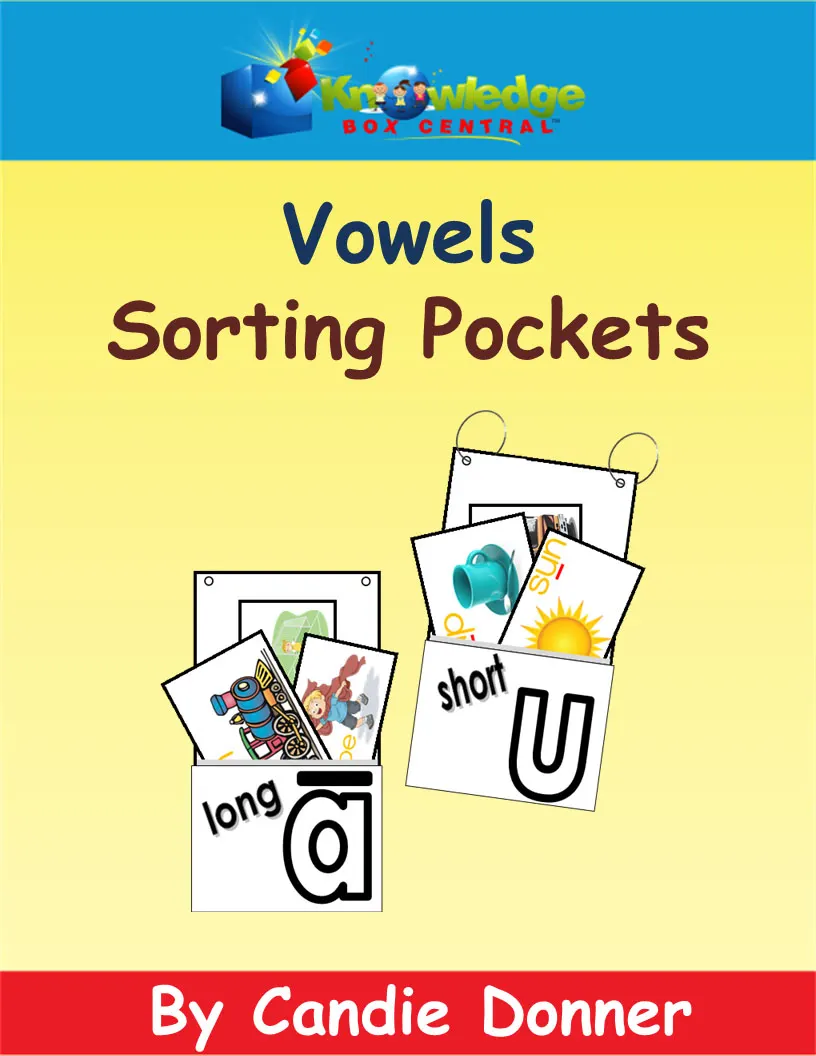 Vowels Sorting Pockets - EBOOK by Teach Simple