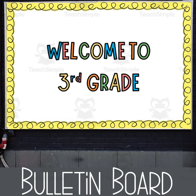 Welcome to Xth Grade Bulletin Board by Teach Simple