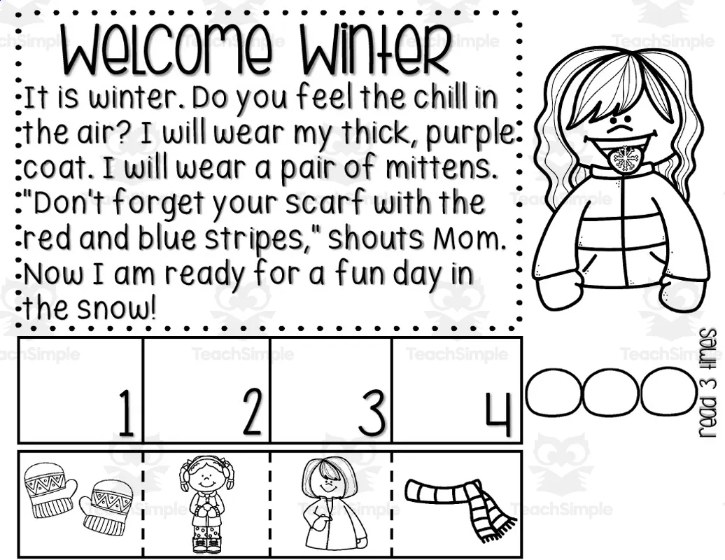 Welcome Winter Activity Sheets By Teach Simple Welcome Winter Activity Sheets By Teach Simple