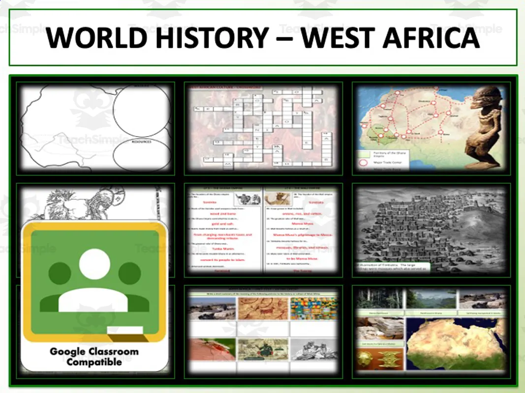 West Africa World History Unit by Teach Simple