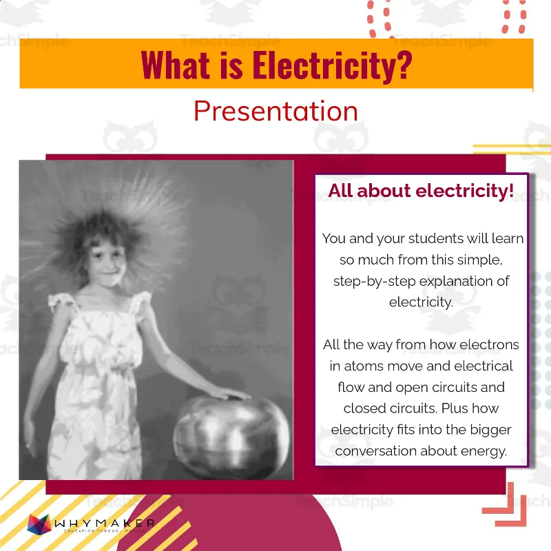 What is Electricity Presentation by Teach Simple