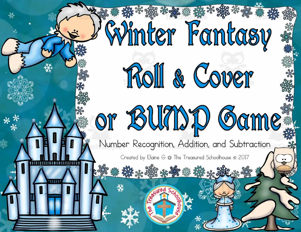 Winter Fantasy Roll and Cover / BUMP Game by Teach Simple