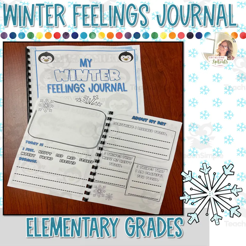 Winter Feelings Journal | Feelings Writing | Feelings Journal | Coping ...