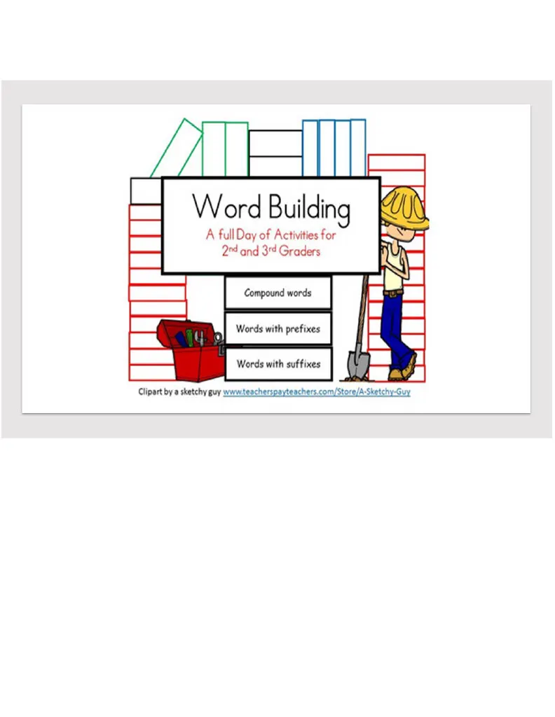 Word Building: Compounds, Prefixes, and Suffixes - Full Day Substitute ...