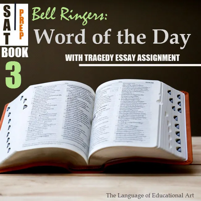 Word of the Day Bell Ringers w/ Tragedy Narrative Assignment by Teach ...