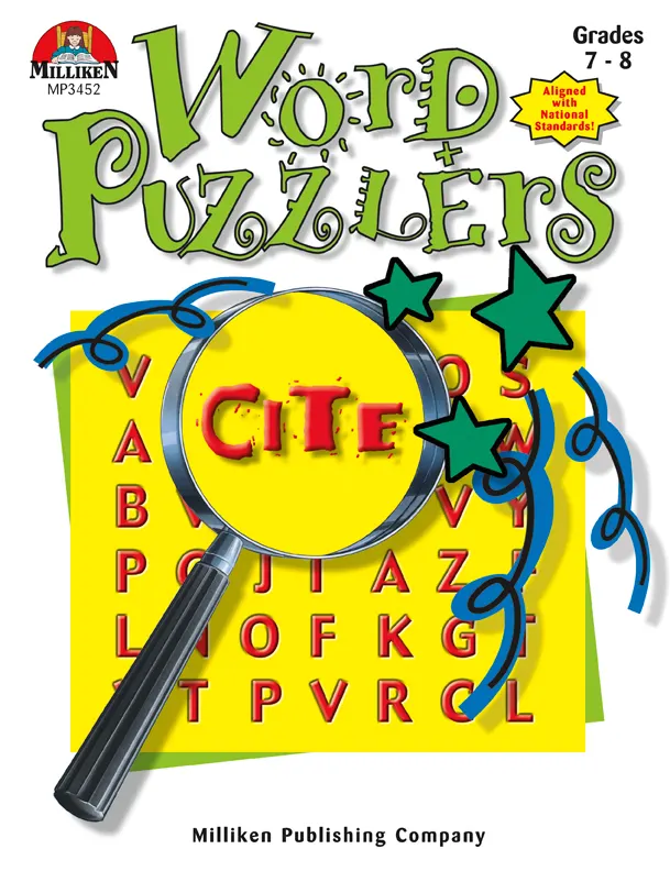 Word Puzzlers - Grades 7-8 by Teach Simple