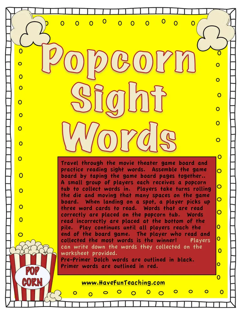 Word Recognition Activity by Teach Simple