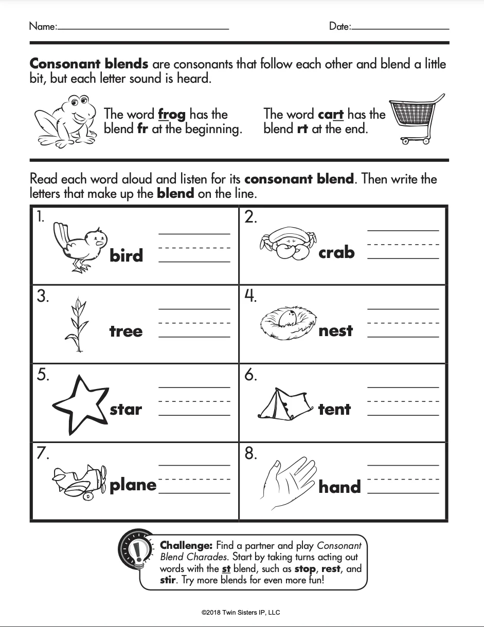 Word Recognition and Fluency Printable Workbook by Teach Simple